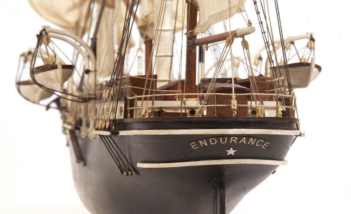 Handmade Wooden Endurance Ship Model Kit Scale 1:70 Height 446 Mm Width ...