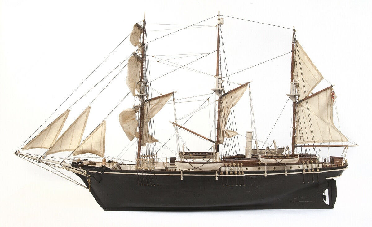 Handmade Wooden Endurance Ship Model Kit Scale 1:70 Height 446 Mm Width ...