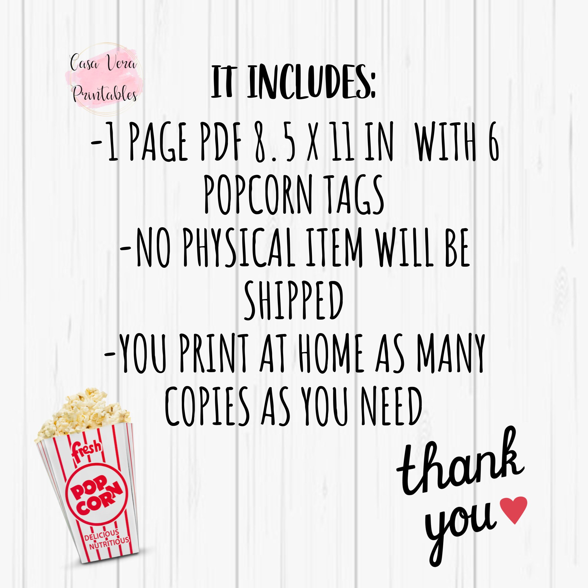 Happy Valentines Day Popcorn Tags | Classmate Valentines Gifts ...
