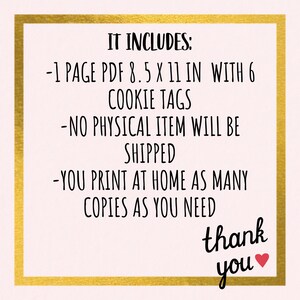 Happy Valentines Day Cookie Tags | Teacher Valentines Gifts | Teacher ...