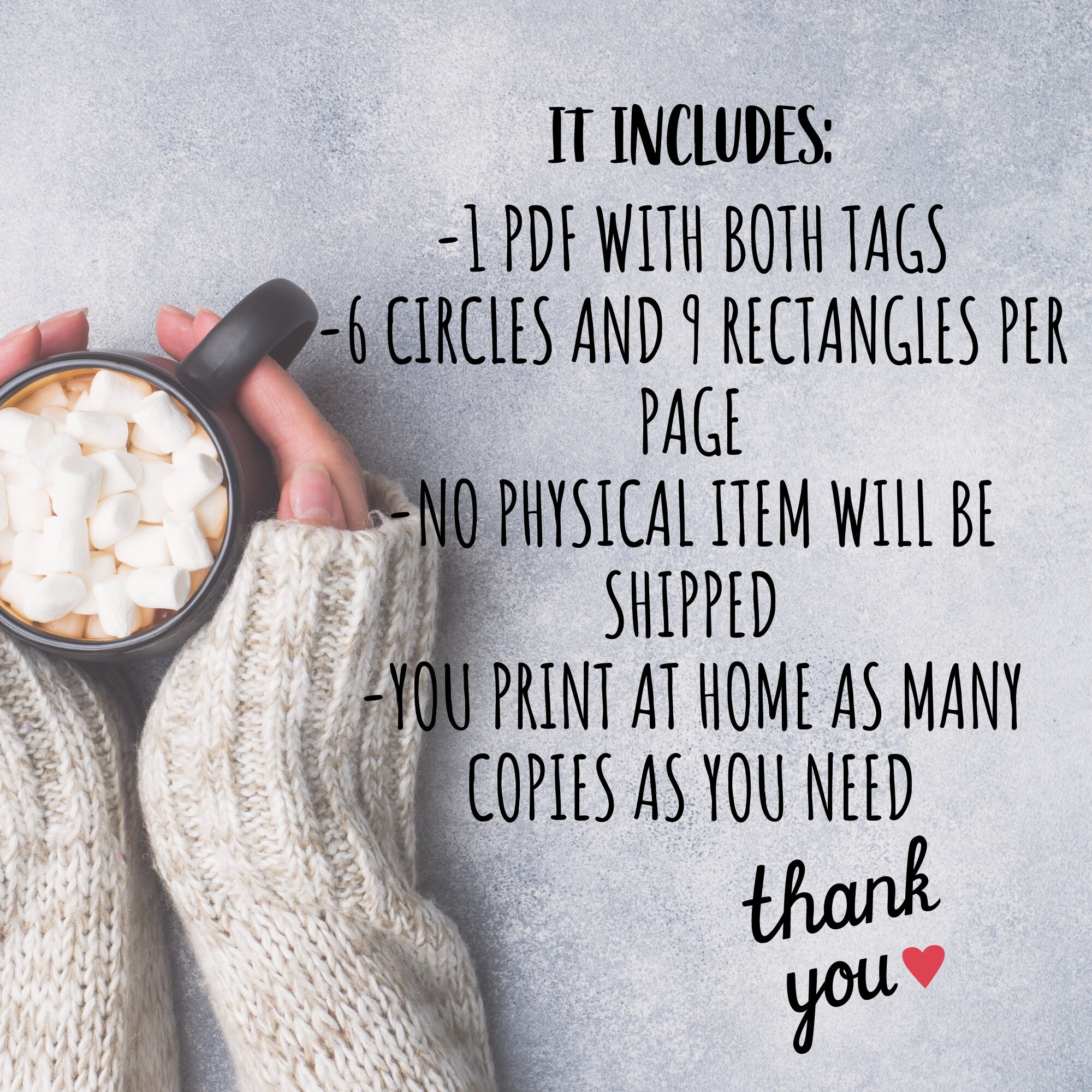 Hot Chocolate Bomb Tag| Chocolate Bomb Printable DIY | Printable ...