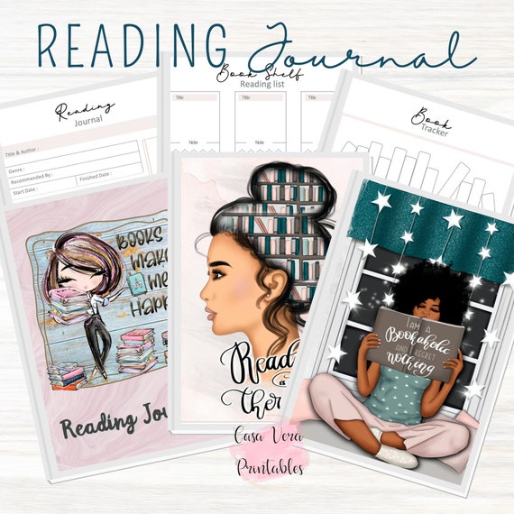 Printable Reading Journal Reading Log Reading Diary Planner - Etsy