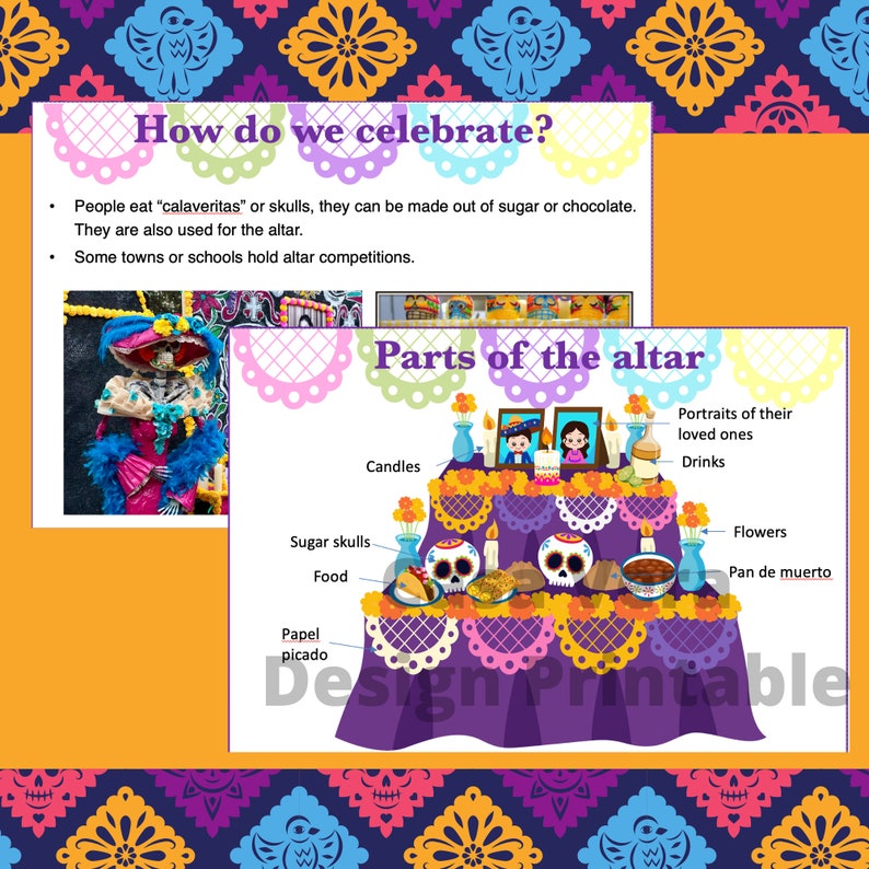 Dia De Los Muertos Printable PDF for Kids, Printable Day of the Dead ...
