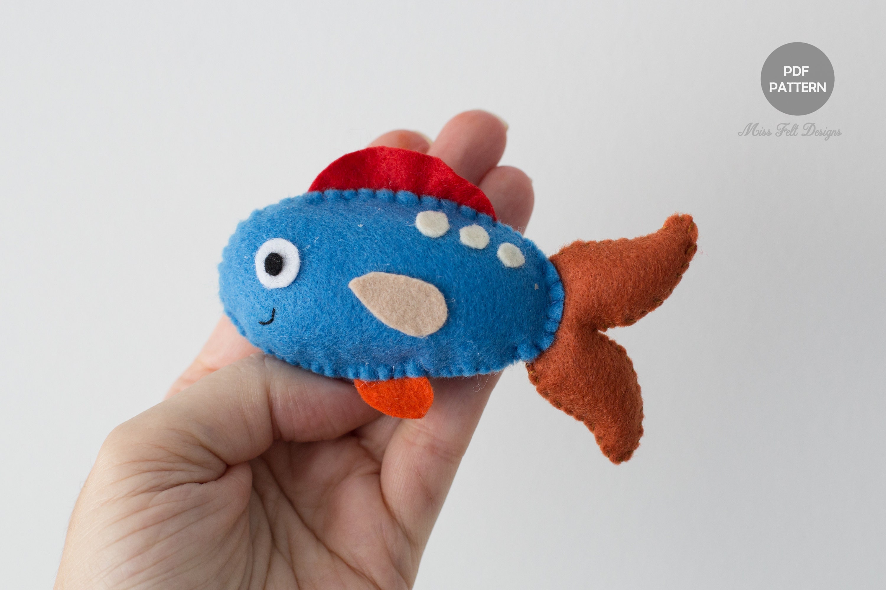 Felt Pattern - Under the Sea Collection - Starfish, Jellyfish, Seahorse ...