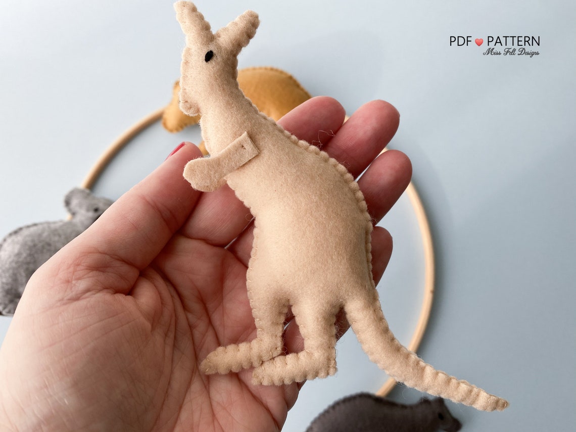 Australian Animal Sewing PDF Patterns Aussie Animal Felt | Etsy