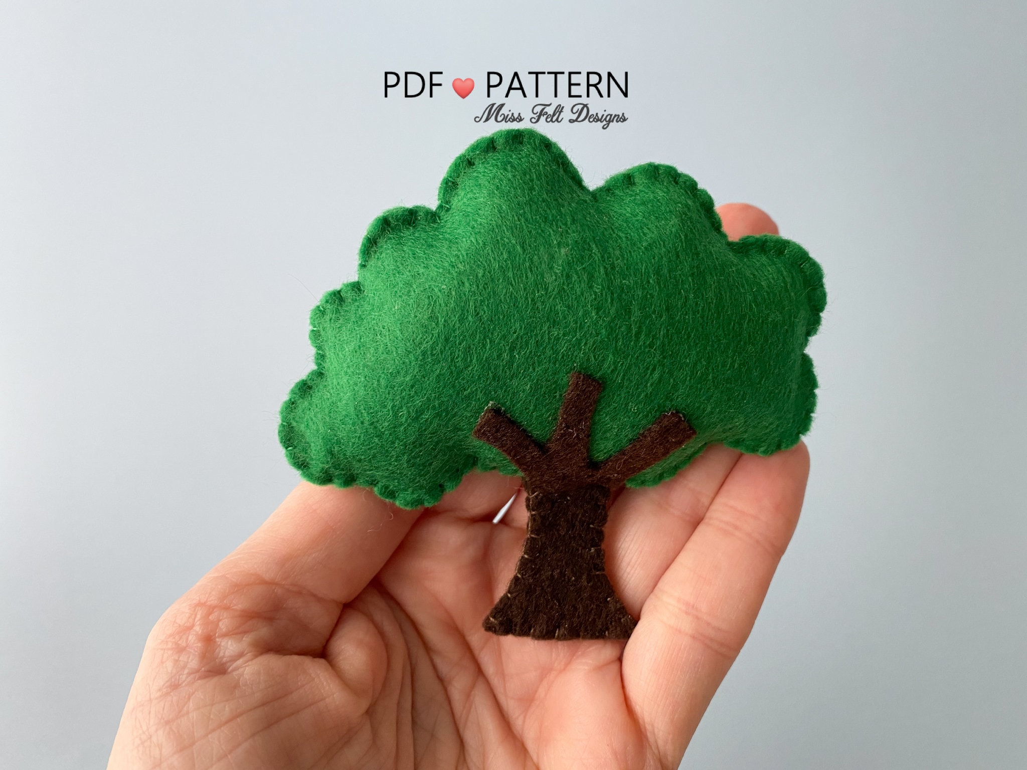 Farm PDF Pattern for Felt Decoration Set Step by Step | Etsy