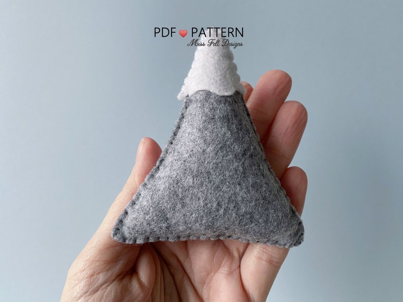 Woodland Mobile PDF Felt Sewing Pattern, Bear Moose Tree Cloud (PDF ...