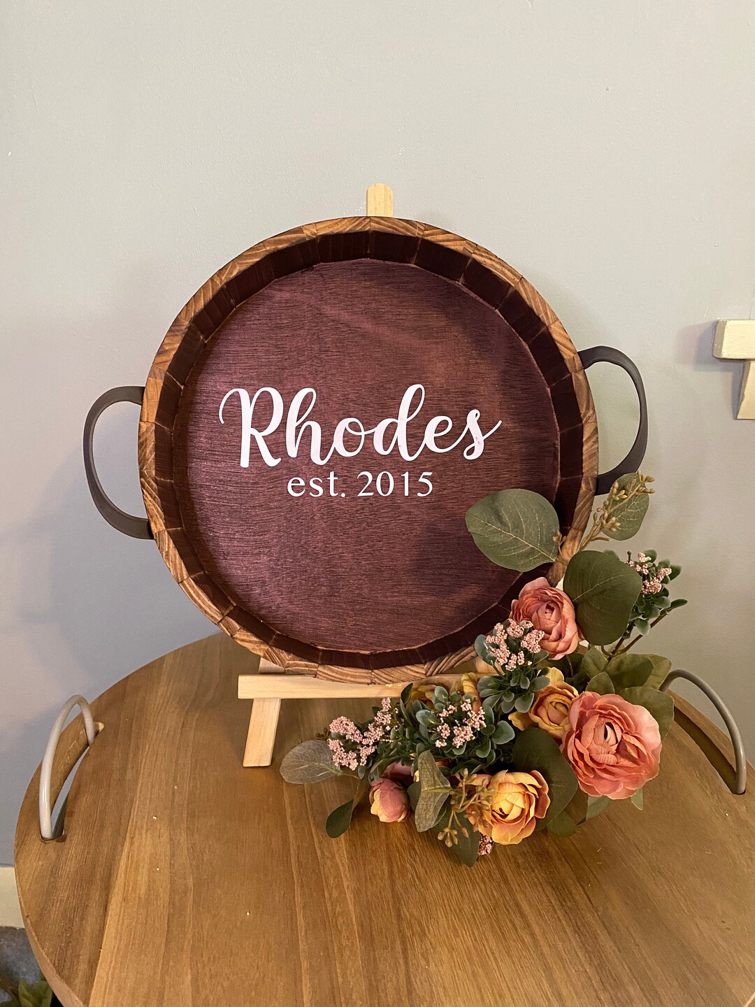 Customizable Name Sign Tray - Etsy