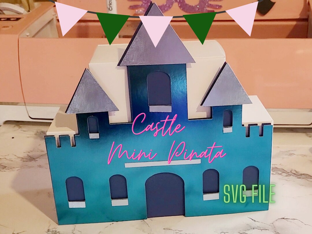 Castle Mini Piñata, Princess Birthday Party, Castle Favor Boxes, Mini ...