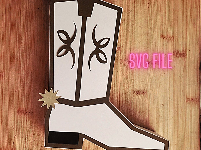 Cowboy Boot Mini Pinata, Svg Mini Pinata, Mini Pinata, Piñata Template ...