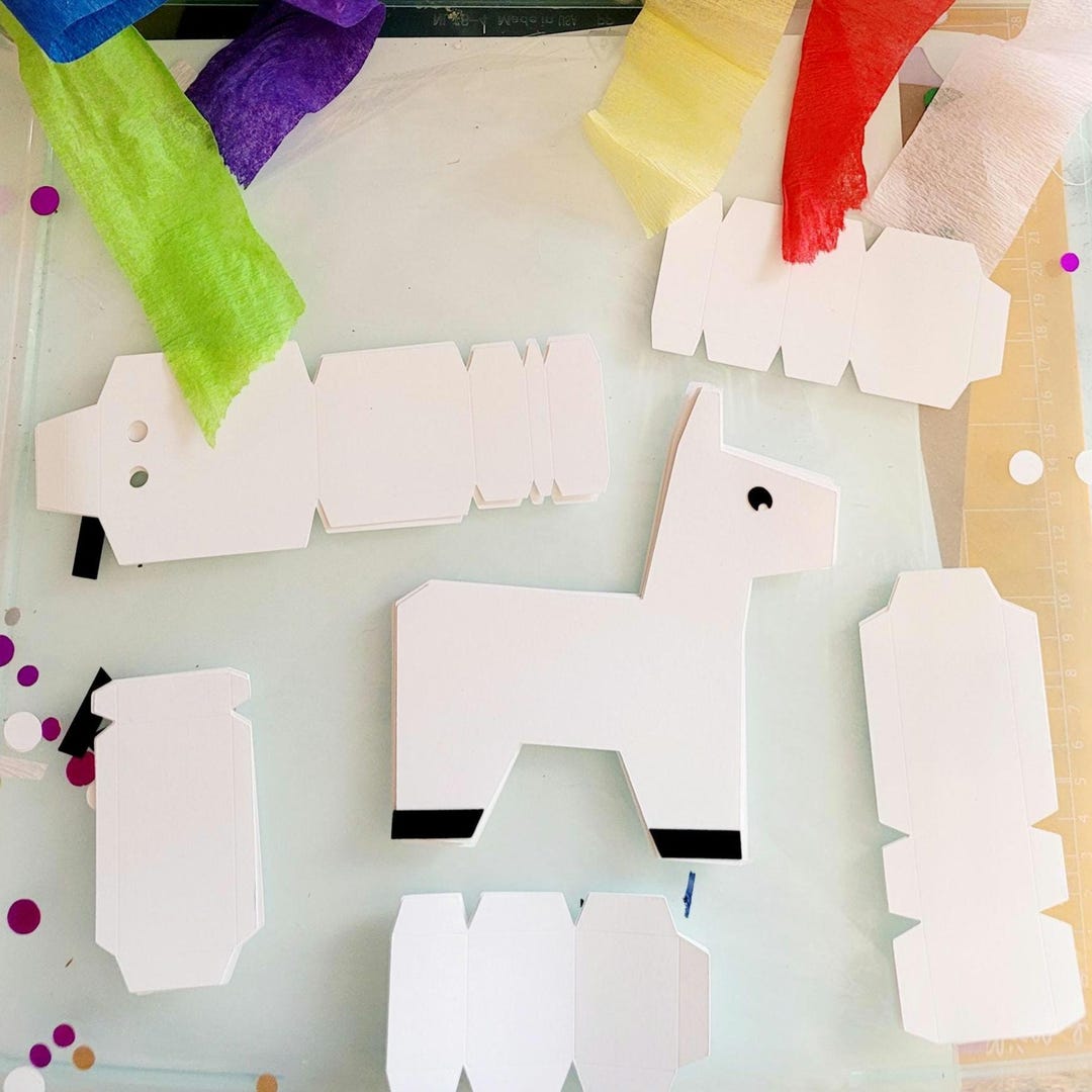 Horse Mini Piñata DIY Craft Kit, DIY Horse Mini Pinata, Mini Horse ...