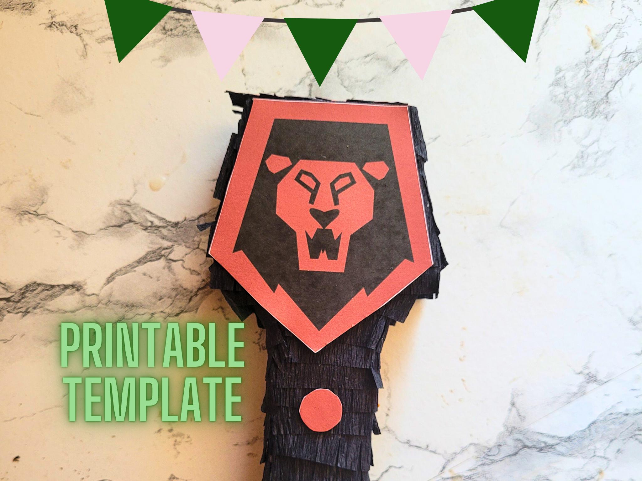 Sajaboys Lightstick Printable Mini Pinata Template, Digital PDF Mini ...