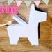 Mini Horse Pinata, Svg Mini Pinata, Mini Unicorn Pinata, Mini Donkey ...