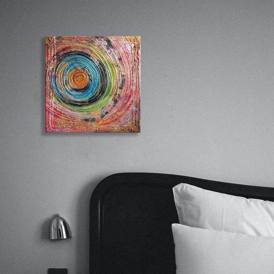 Concentric Circle Art Wall, Conscious Art, Art Life, Art and Love on ...