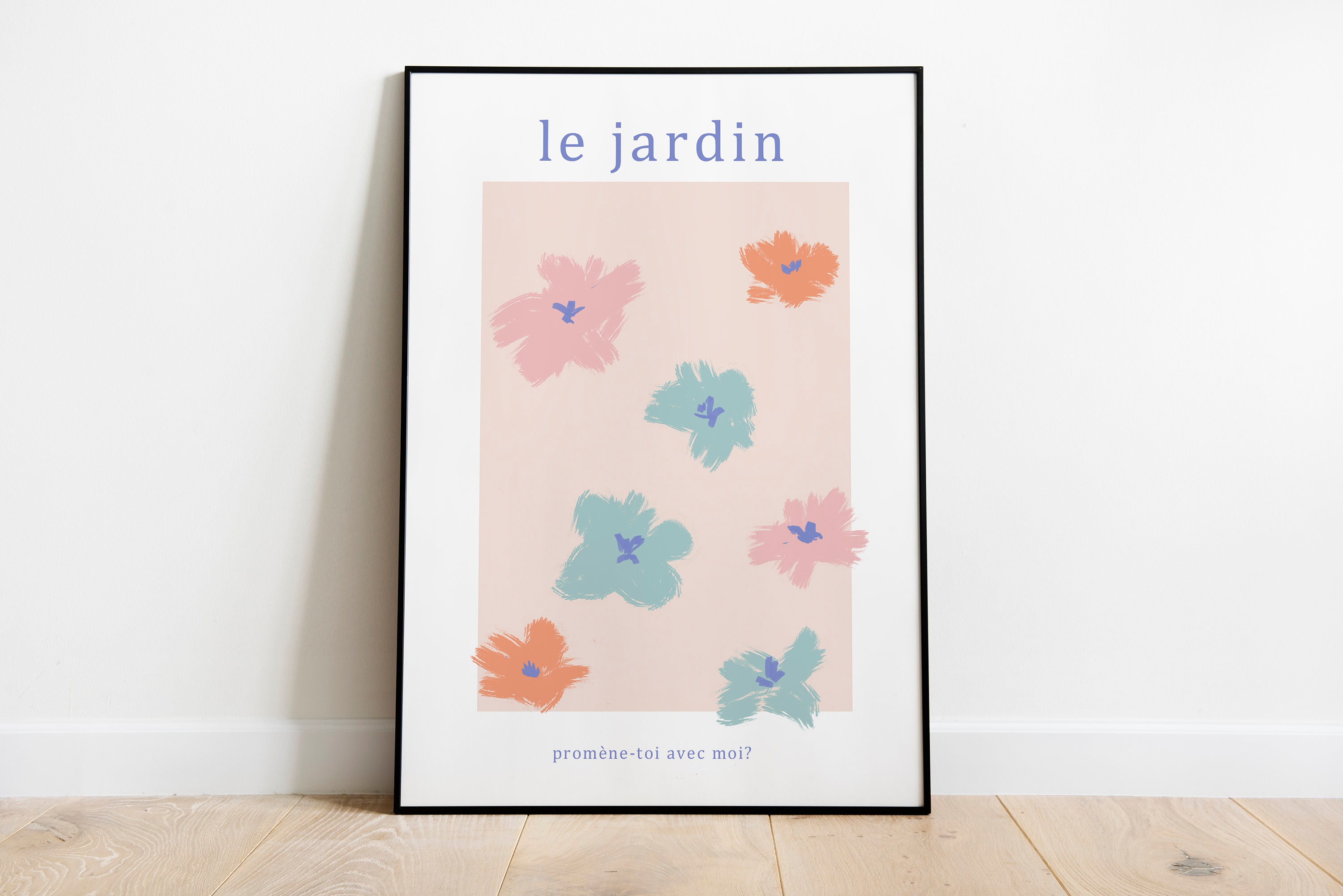 Le Jardin French Poster Aesthetic Art Print 1 - Etsy UK
