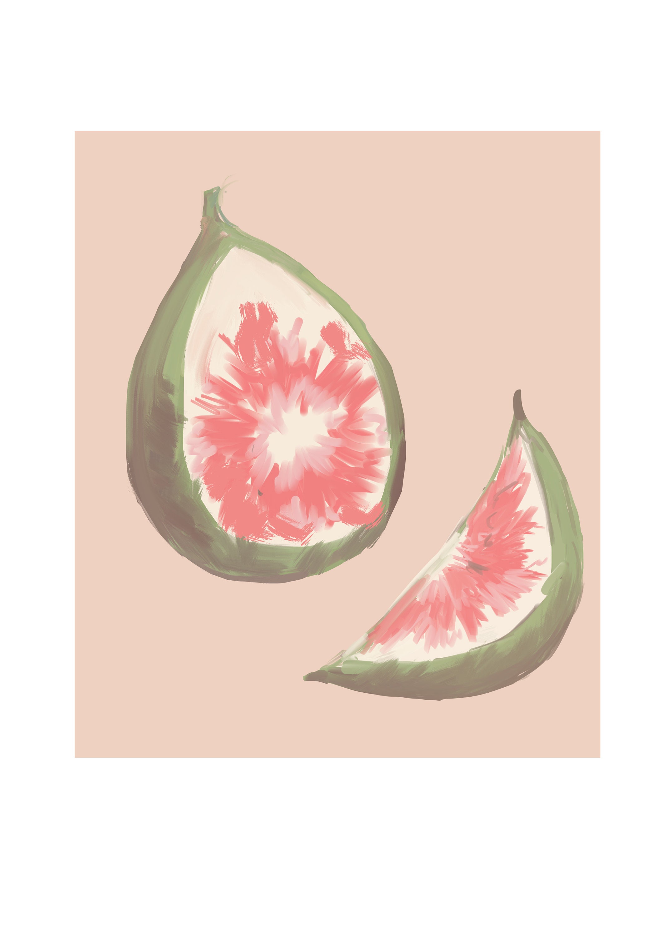Fig Aesthetic Art Print - Etsy UK