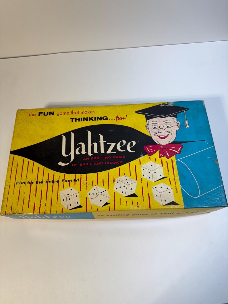 Vintage 1960’s Yahtzee - Etsy