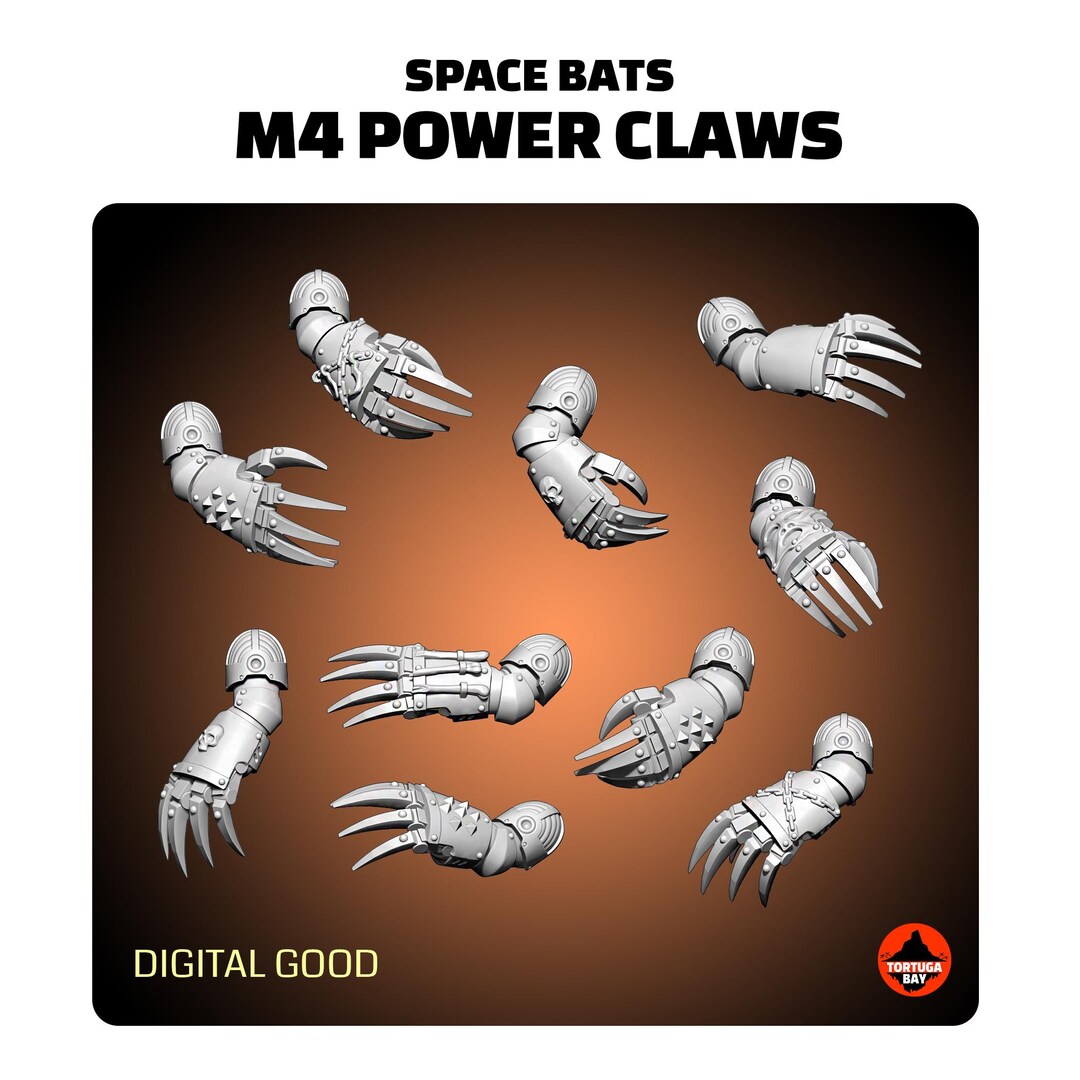 M4 Space Bat Power Claws 10 Night Space Lords Bits Upgrade Kit Tortuga ...
