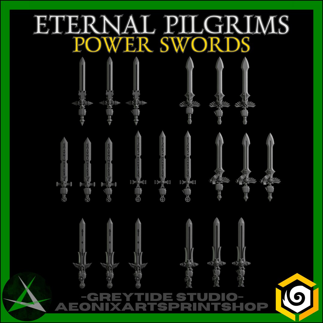 Swords Eternal Pilgrim Bits Upgrade Kit Gloomy Angels Angelic Knights ...