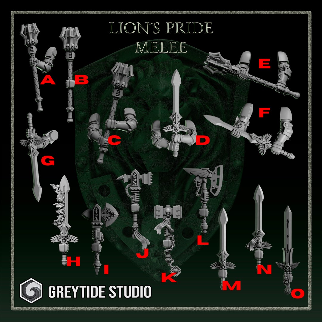 Melee Weapons Lion's Pride Eternal Pilgrim Bits Upgrade Kit Gloomy ...