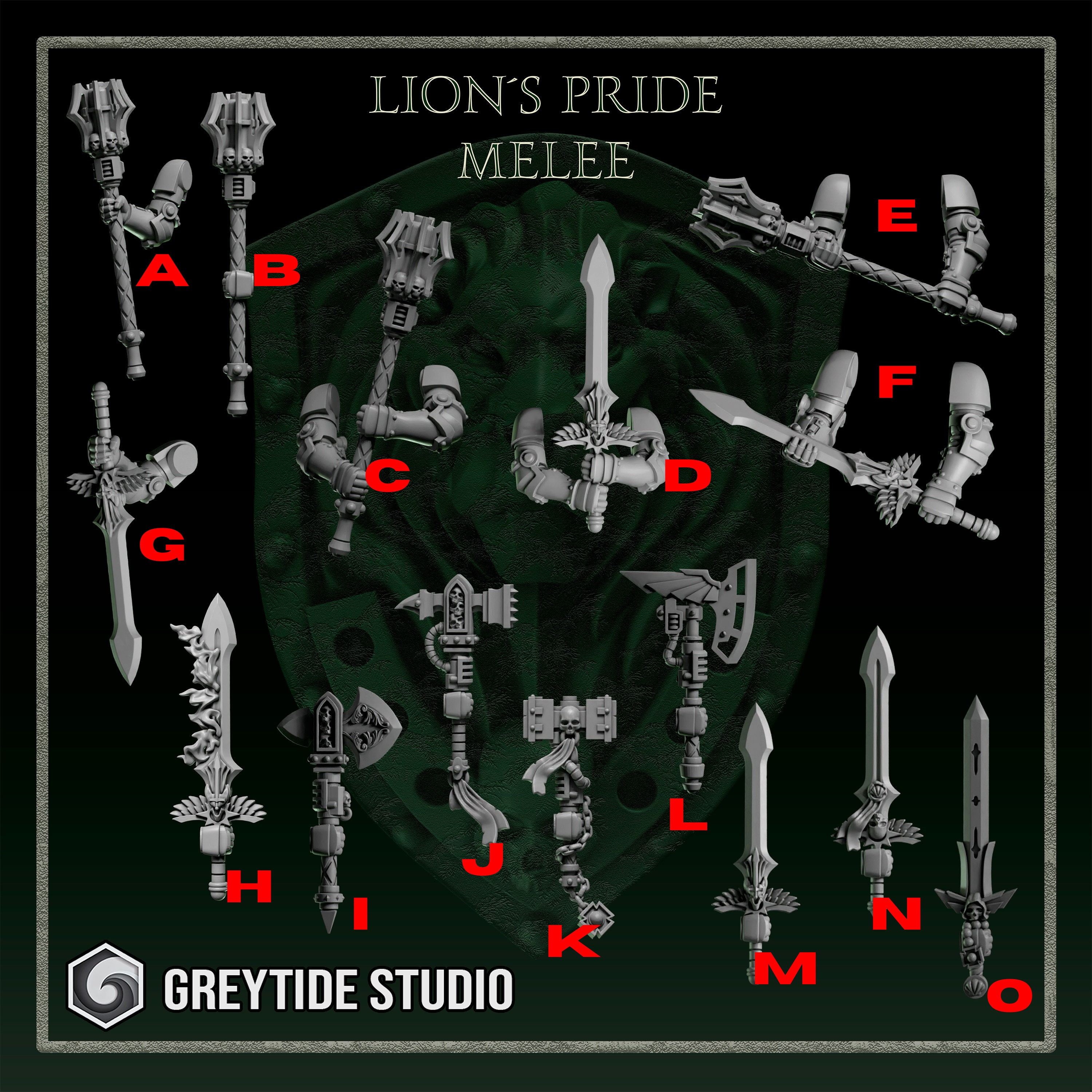 Melee Weapons Lion's Pride Eternal Pilgrim Bits Upgrade Kit Gloomy ...