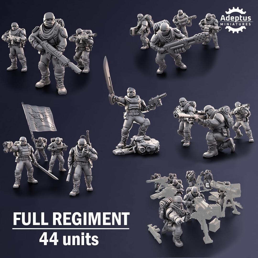 Sandshroud Battalion - Desert Raiders - Imperial Guard - Adeptus ...
