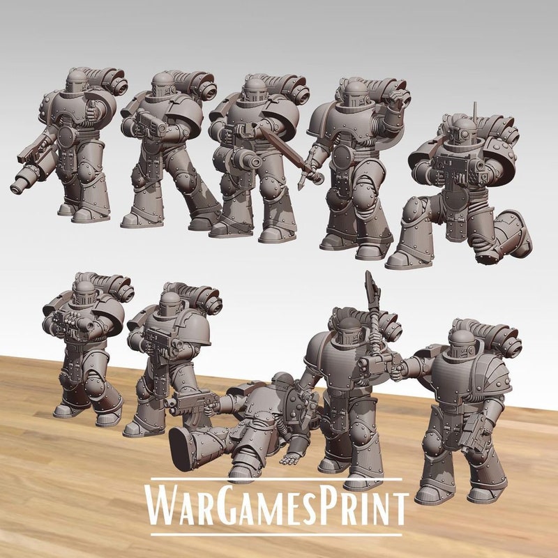 Space Marine Stl - Etsy