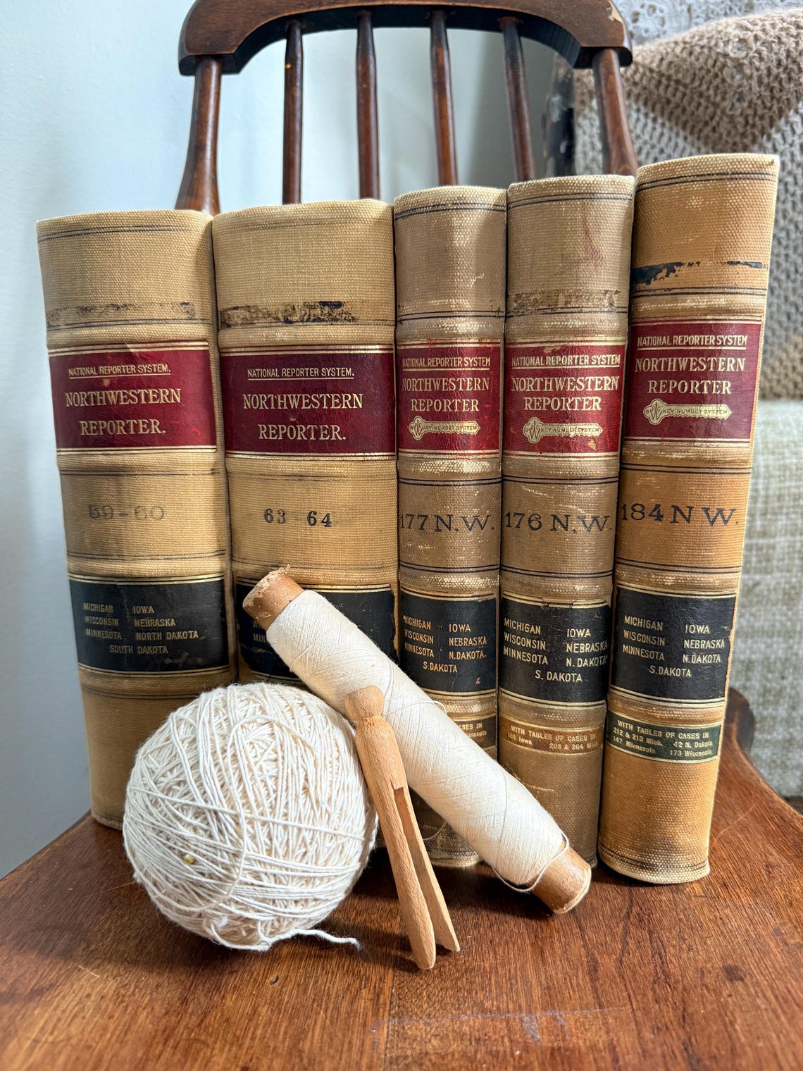 Antique Law Books / Set of 3 / Late 1800s-early 1900s / Cloth Bindings ...
