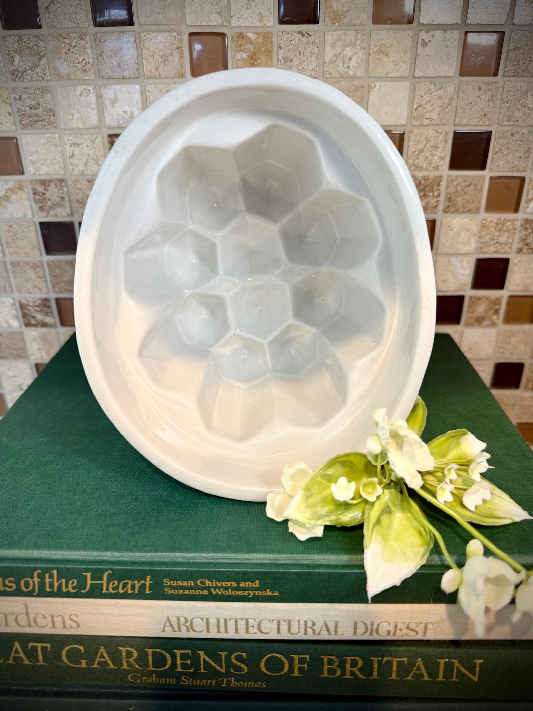 Antique Ironstone Jello Pudding Mold Mould/1800s/farmhouse/cottage Core ...