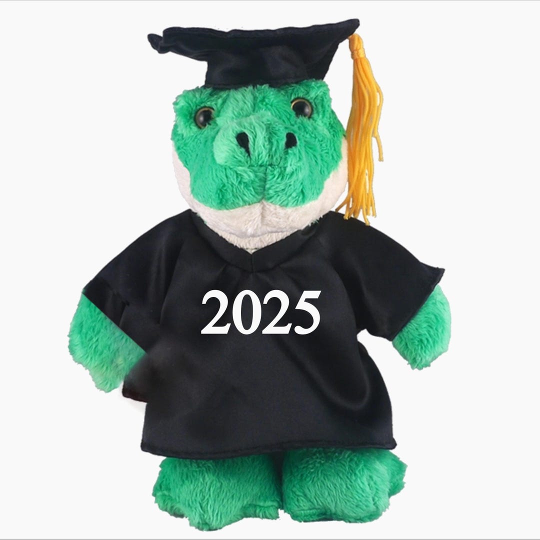 Gator Graduation 8" Plushie - Etsy