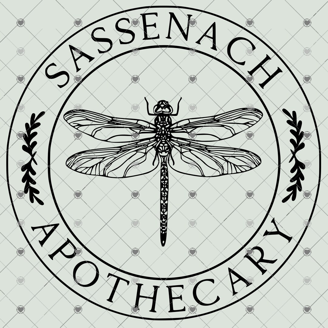 Sassenach Apothecary - Black & White | Cut Files | SVG | PNG - Etsy