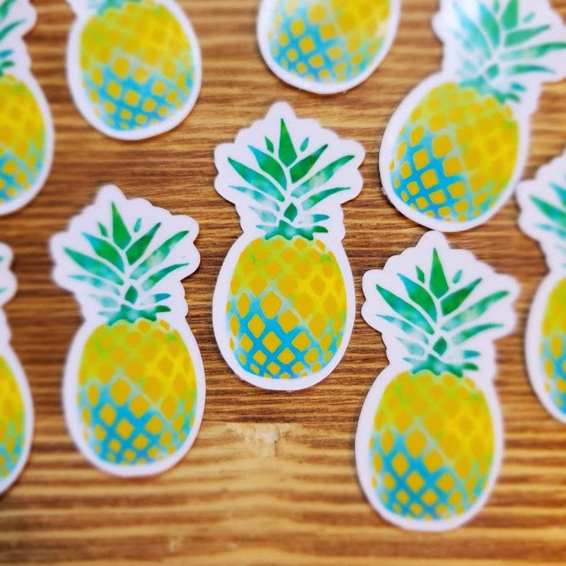 Pineapple Sticker - Etsy