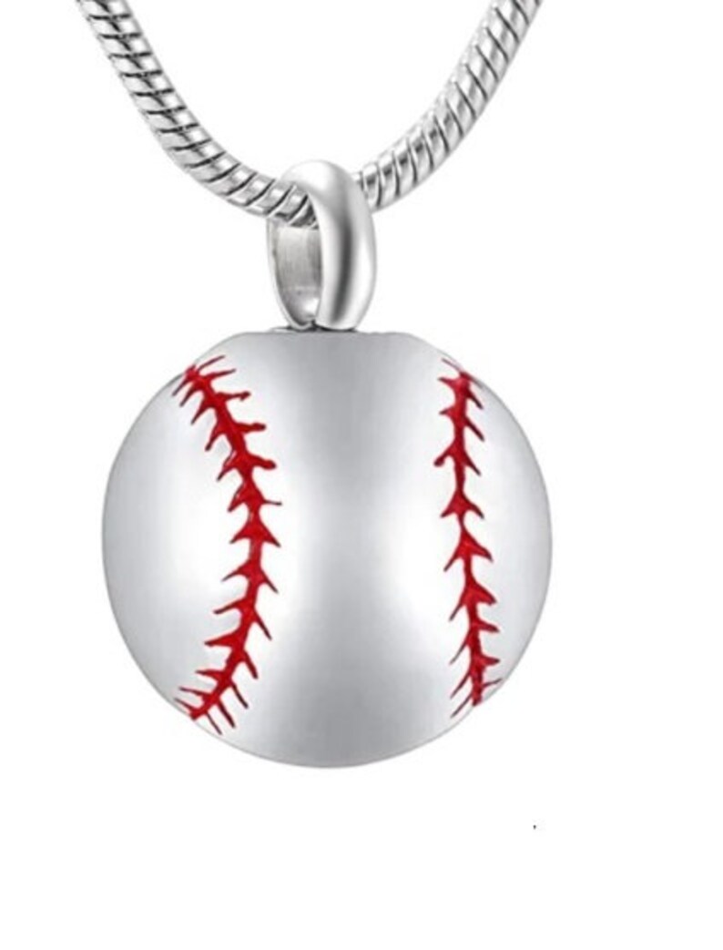 Baseball Cremation Pendant Gold or Silver - Etsy
