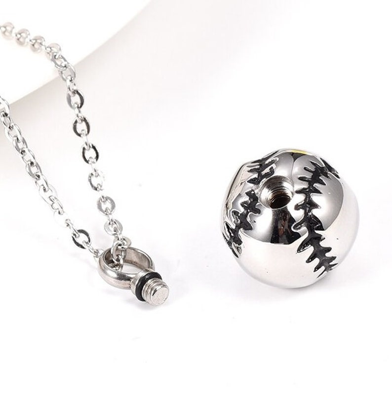 Baseball Cremation Pendant Gold or Silver - Etsy