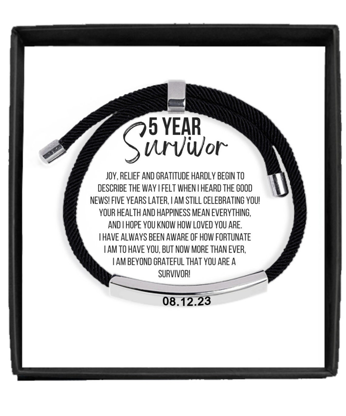 5 Year Cancer Survivor Gift for Him, Cancer Anniversary, Remission ...