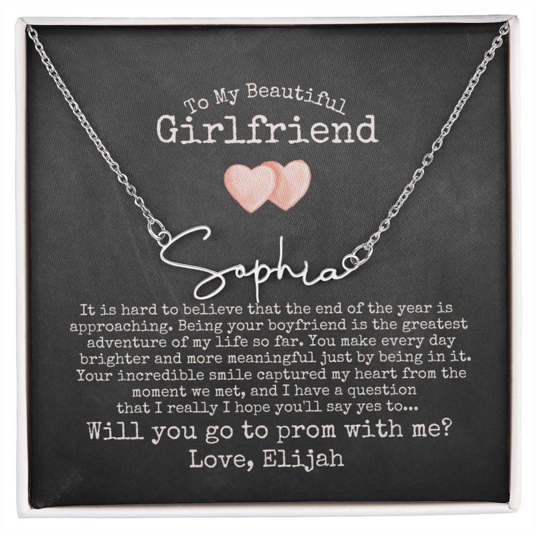 Will You Go to Prom With Me, Boyfriend to Girlfriend, Prom Proposal ...