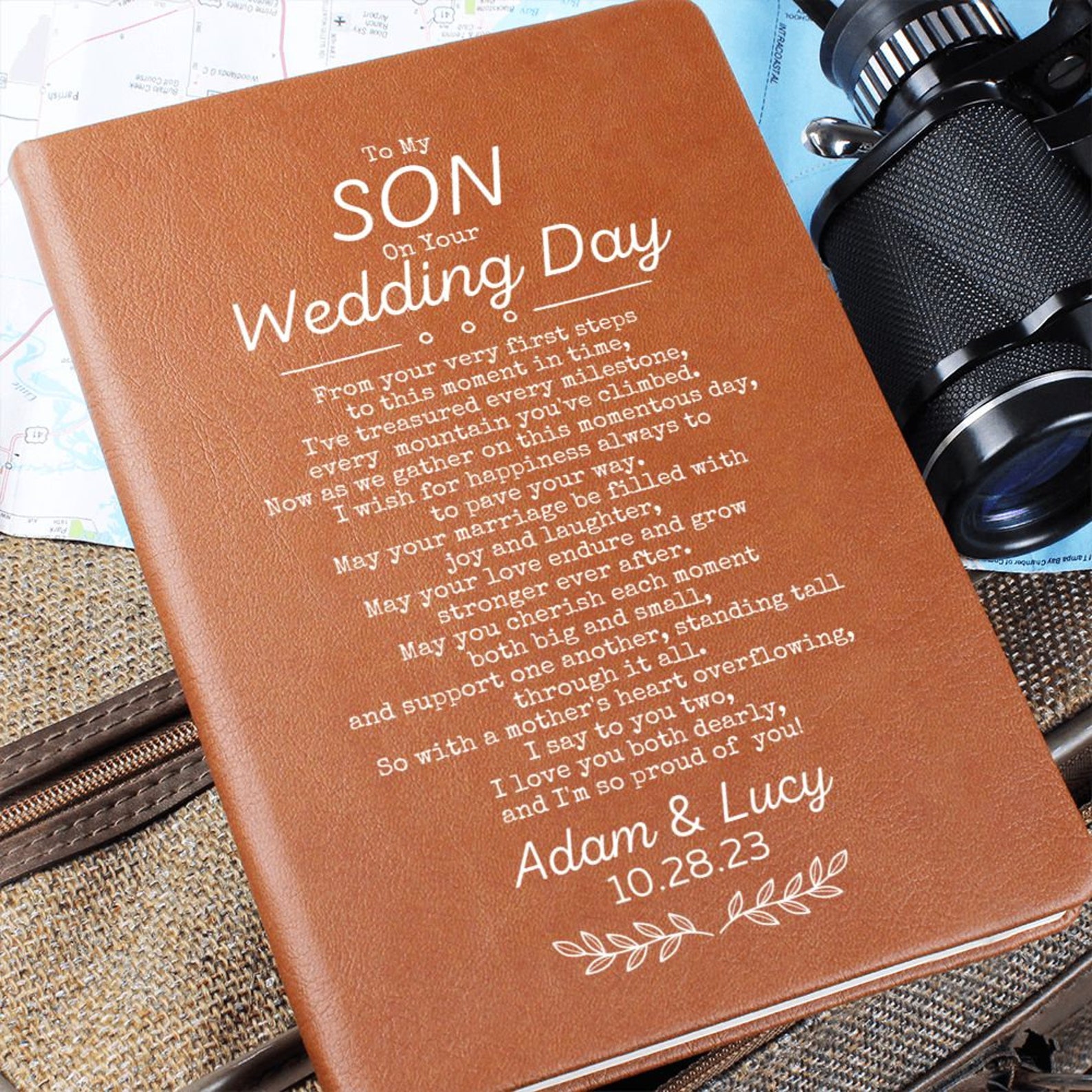 Gift for Son on His Wedding Day, Groom Gift From Mom, to My Son on Your ...