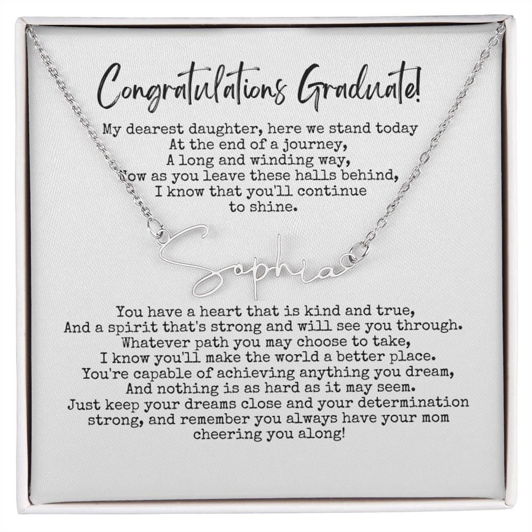 Highschool Graduation Gift for Her, Graduation Gift for Daughter ...