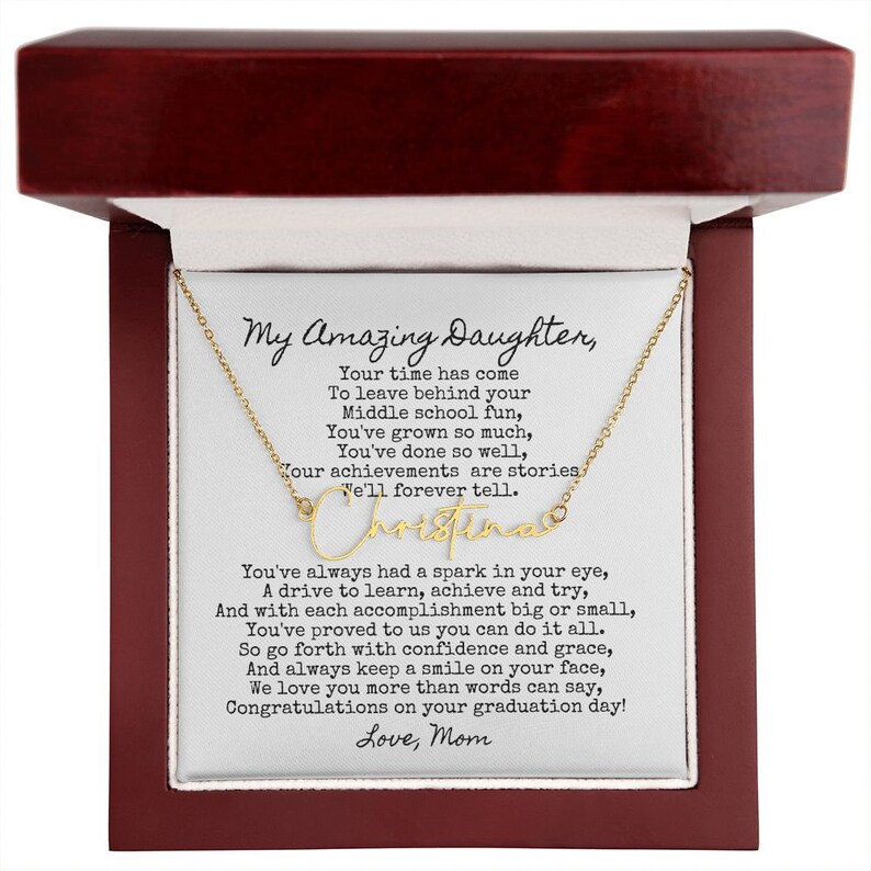 8th Grade Graduation Gift for Daughter, Middle School Graduation Gift ...