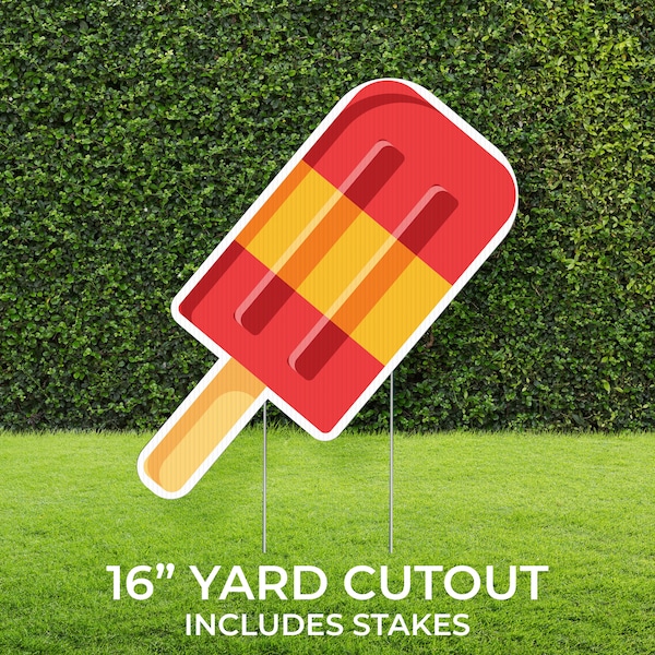 Popsicle Yard Sign - Etsy