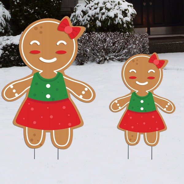 Outdoor Gingerbread Decor - Etsy