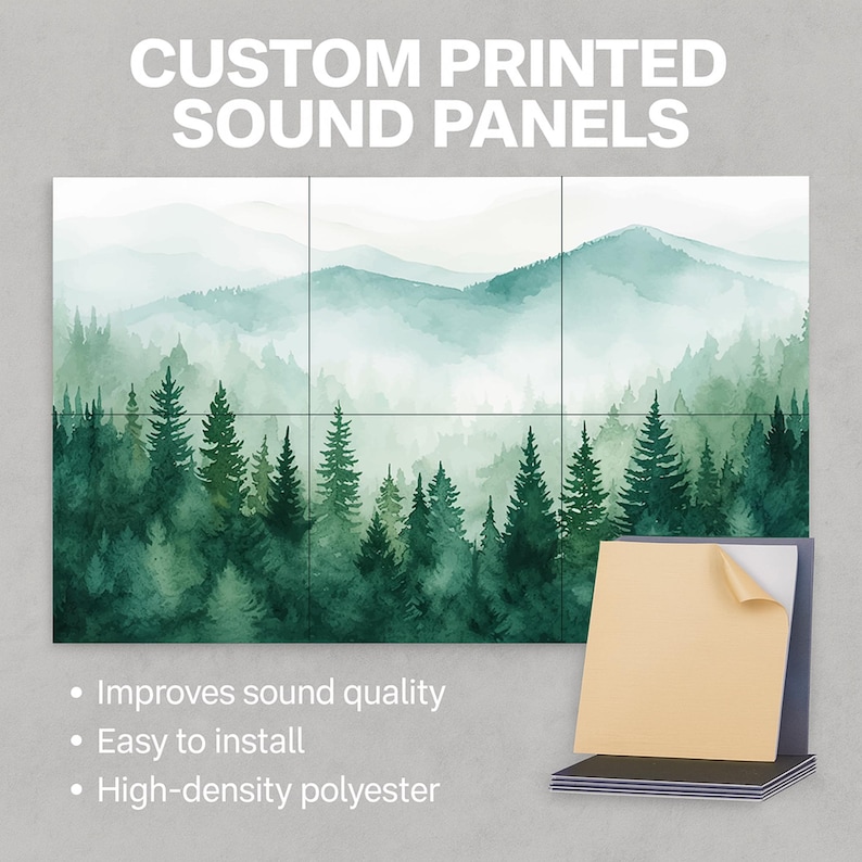 Custom Printed Acoustic Panels: Eco-friendly Sound Absorbing Wall Art ...