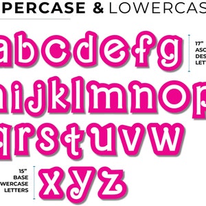 Custom Hot Pink Letter Yard Sign Cutouts | Party/event Yard Décor ...