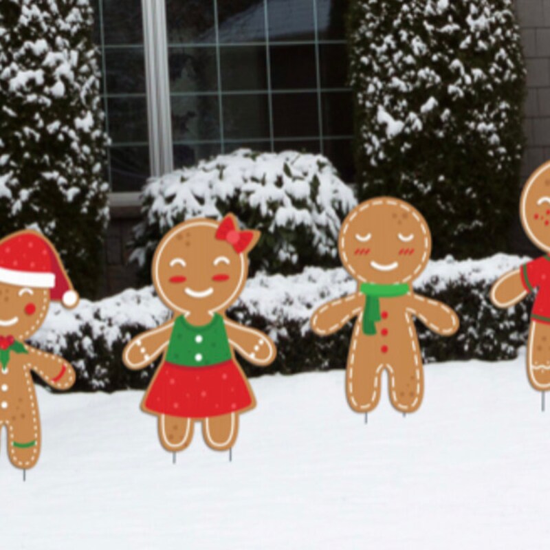 Outdoor Gingerbread Decor - Etsy