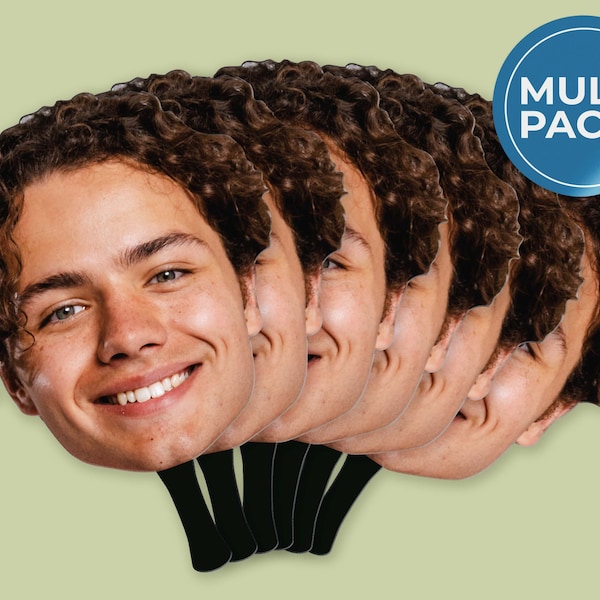 Photo Face on Stick - Etsy