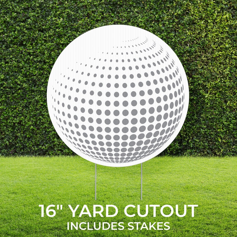 Golf Ball Yard Sign - Etsy