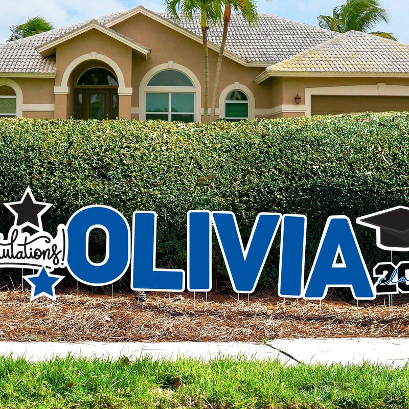 Graduation Yard Signs 2025 - Etsy