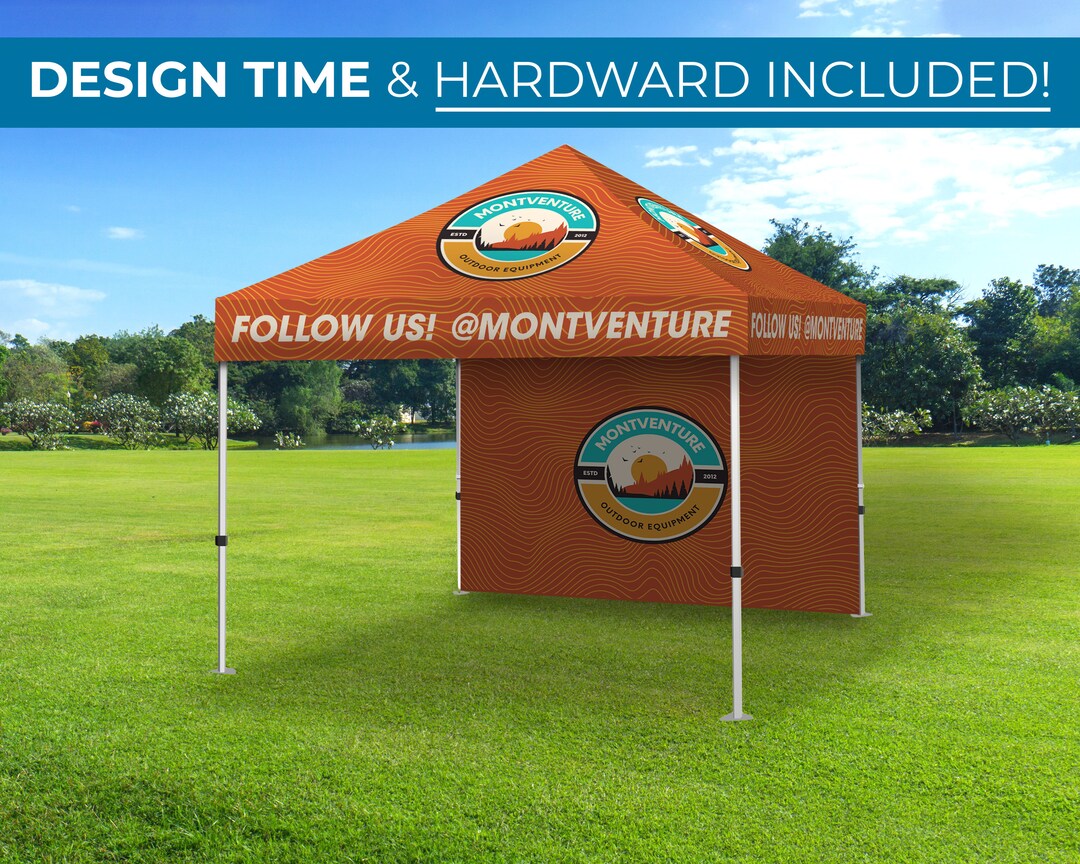 Custom Event Tent Canopy: Full Color Business Backdrop - Etsy
