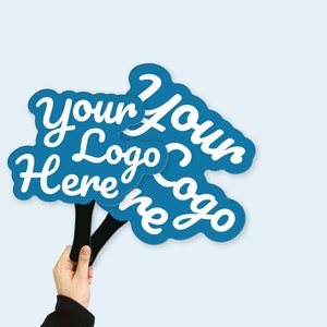 Custom Logo Paddles: Handheld Company Branding, Multi-pack - Etsy