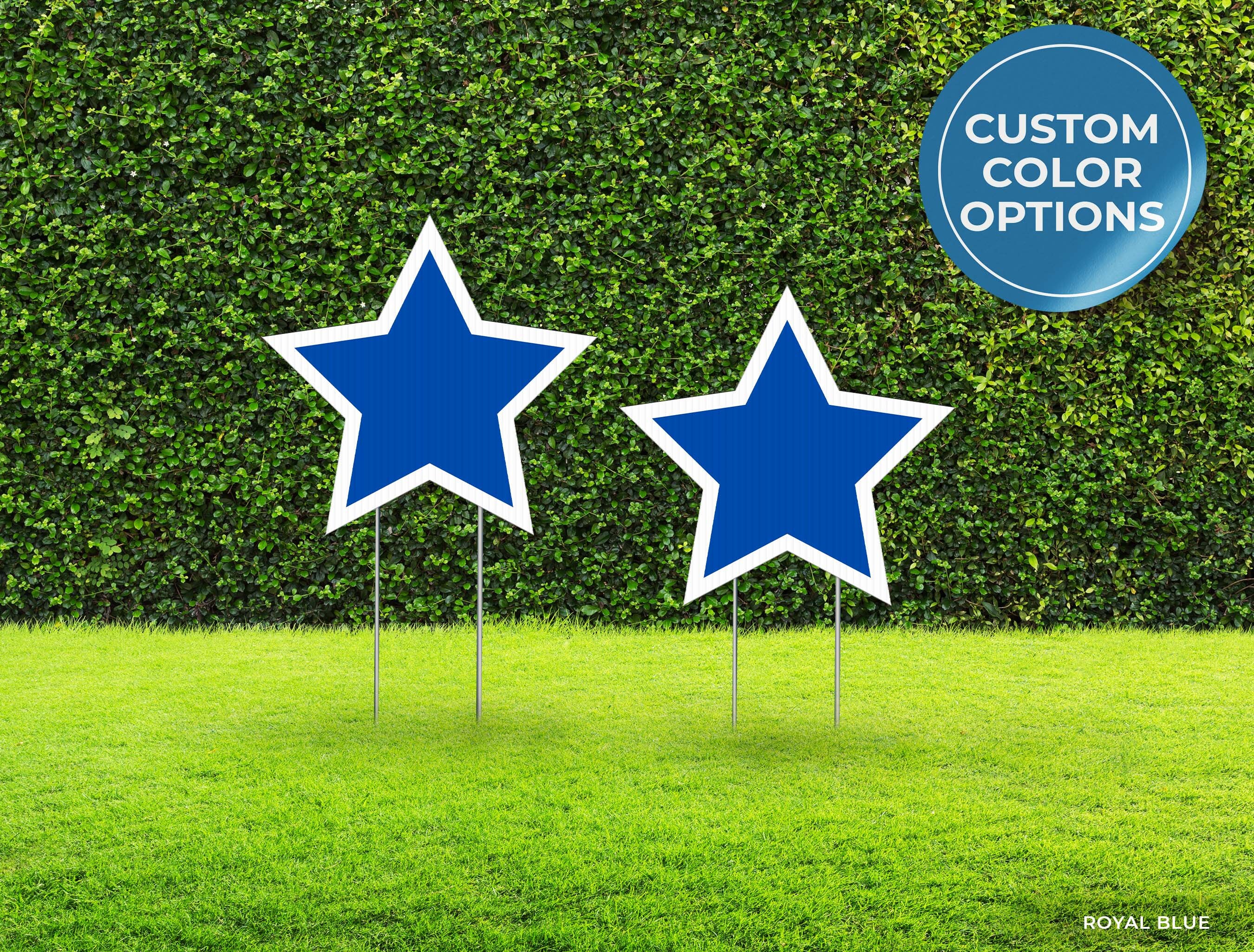 Custom Star Yard Cutout Party Lawn Sign Decor Personalized - Etsy